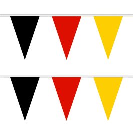 Buy Black, Red and Gold (Germany) Triangle Bunting | Midland Flags