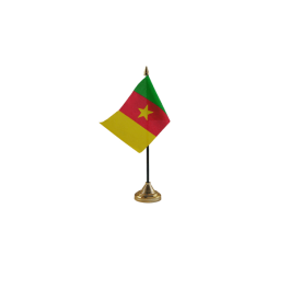 Buy Cameroon Small Table Flag | Midland Flags