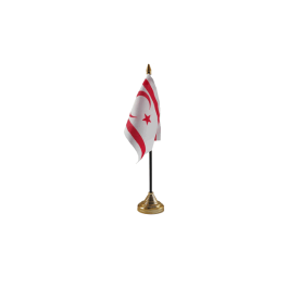 Buy Cyprus North Small Table Flag | Midland Flags