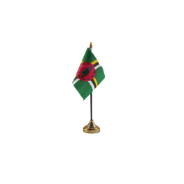 Buy Dominica Small Table Flag | Midland Flags