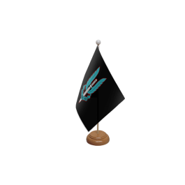 Buy Special Air Service (SAS) Black Wooden Table Flag | Midland Flags