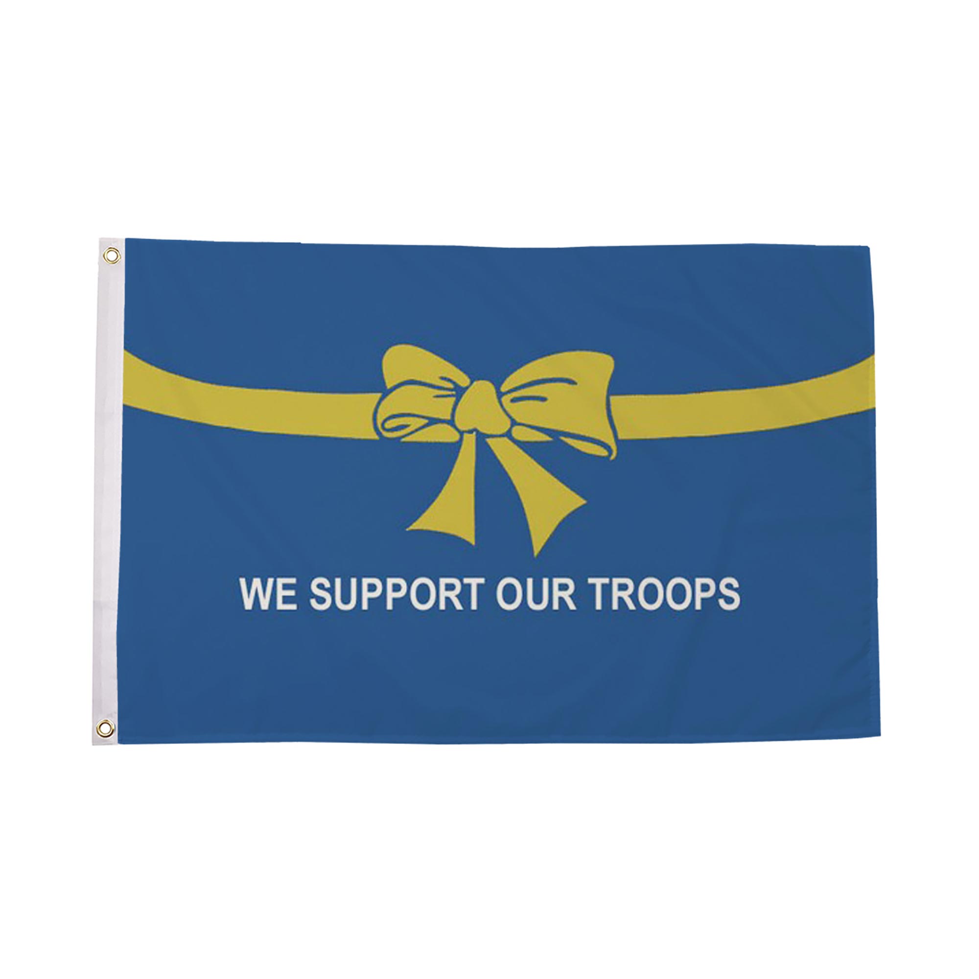 Support Our Troops Flag Troop Support Flag, Blue Star Flags, Yellow